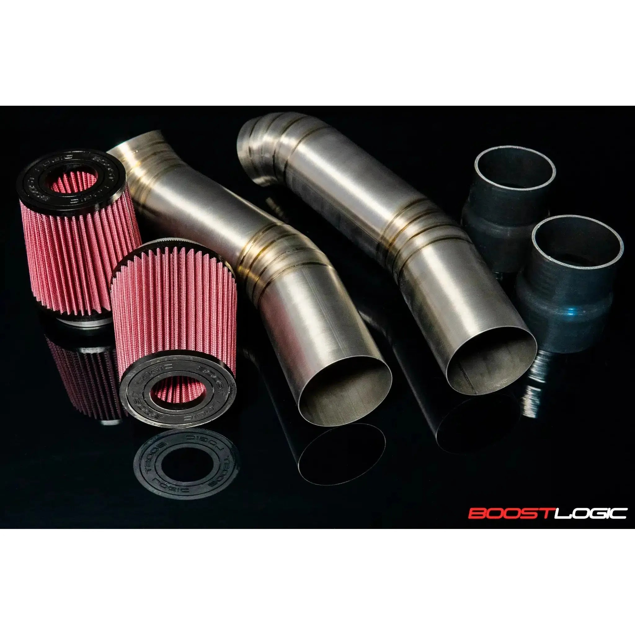 Boost Logic 4″ Titanium Intake Kit Nissan R35 GTR 09+ – Torque Works ...